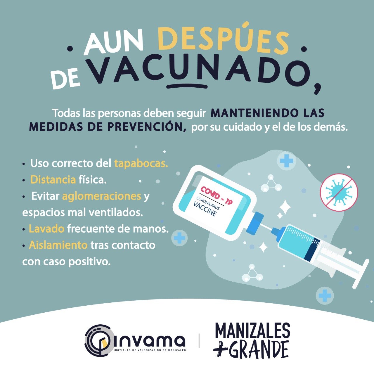 Medidas de prevención contra la COVID-19 – Instituto de Valorización de ...